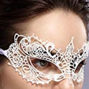 duoduo-design | Accessories | Duoduodesign Lace Masquerade Mask White ...